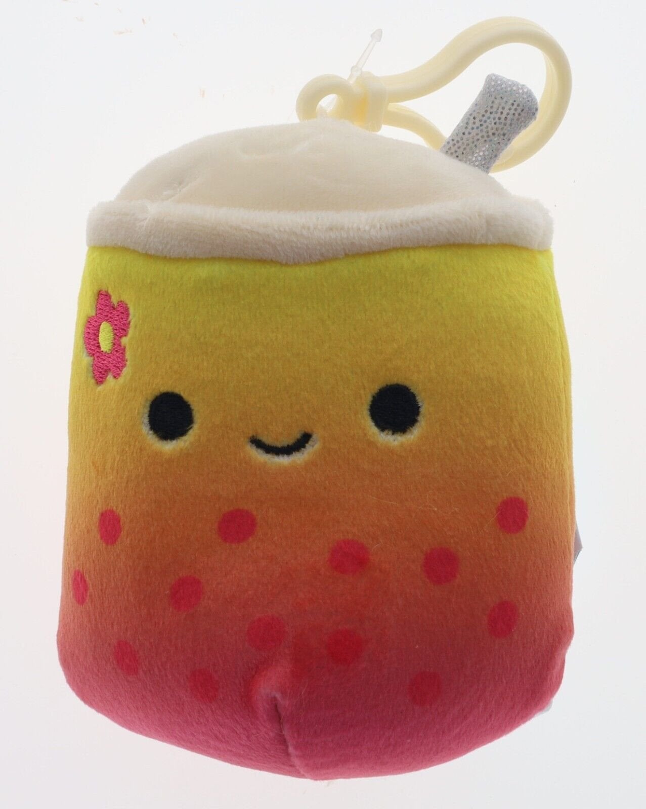 Squishmallows Boba Tea Squad Bergit 3.5" Clip-On Bag Keychain Plush ...